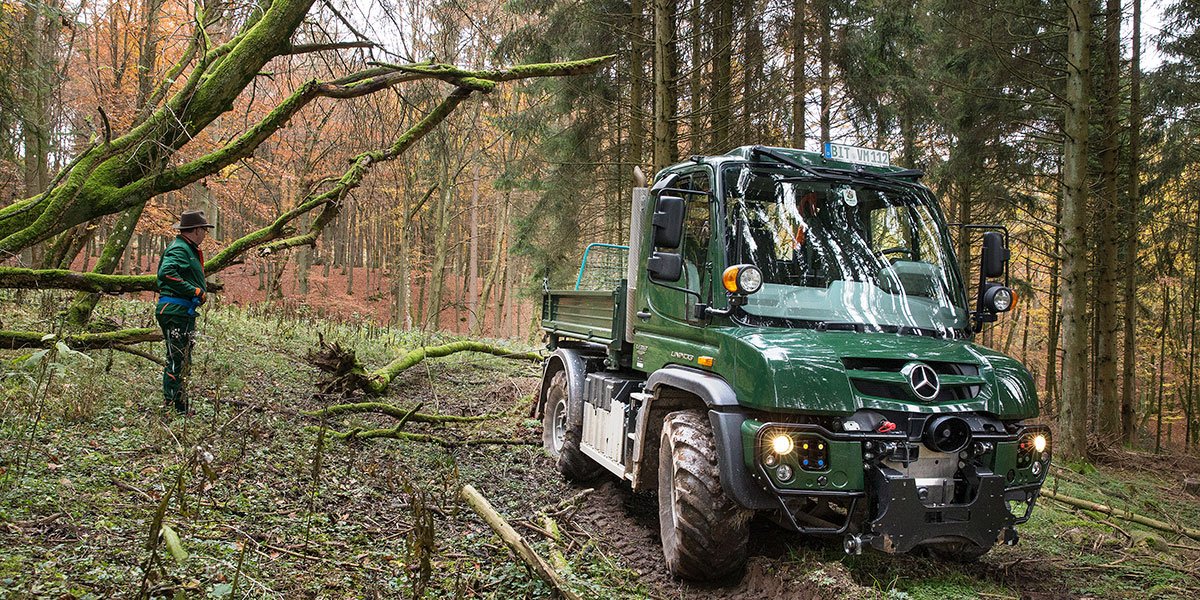 Unimog in der Forstwirtschaft im Einsatz - Unimog-Community.de
